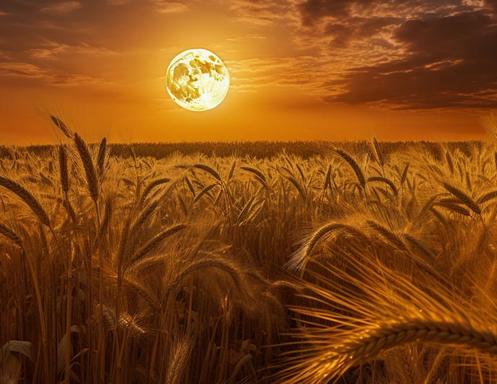 The Full Harvest Super Moon, Sep 29, 2023 | Jaguar Spirit