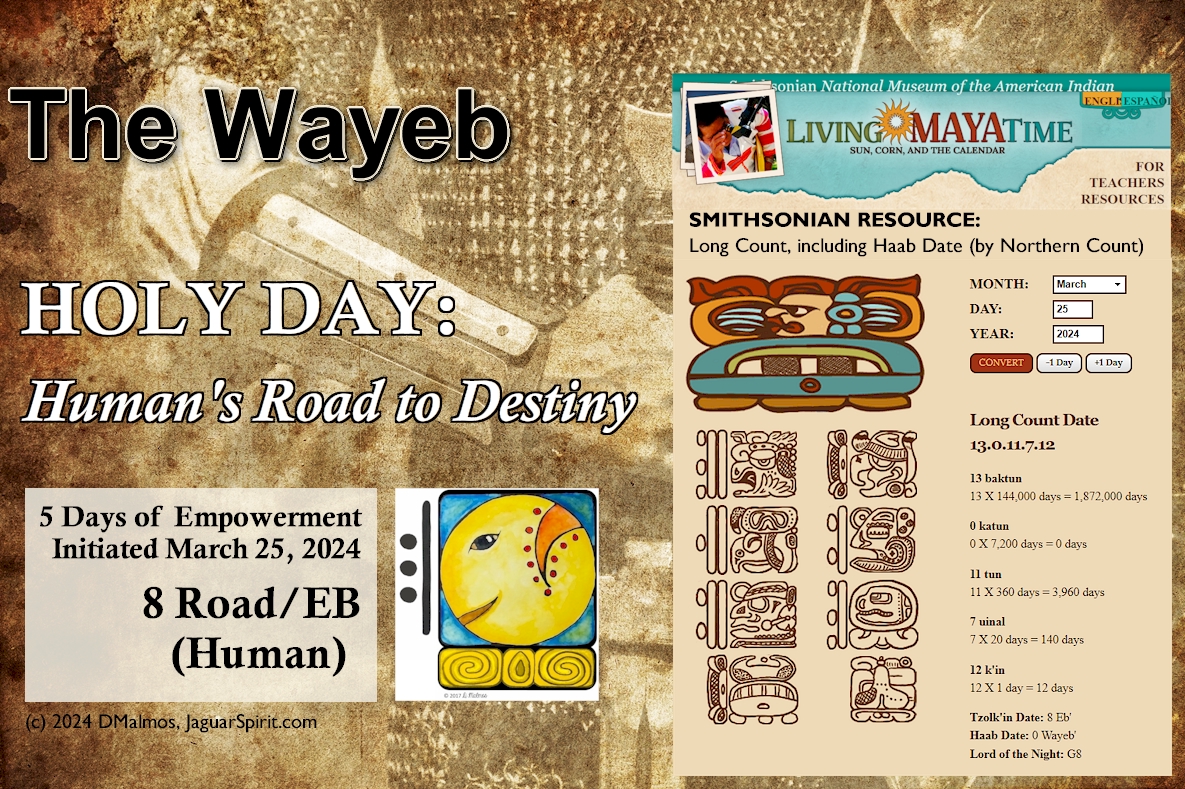 HOLY DAY OF HUMAN’S ROAD TO DESTINY BEGINS THE WAYEB TOMORROW | Jaguar ...