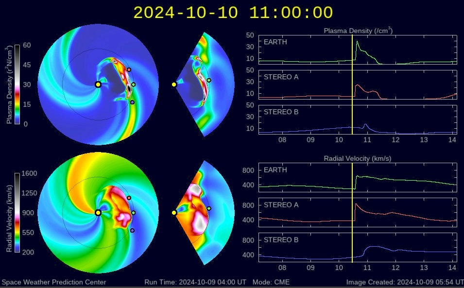SPACEWEATHER: Radiation Storm Underway, G4-Class (Severe) CMEs Forecast ...